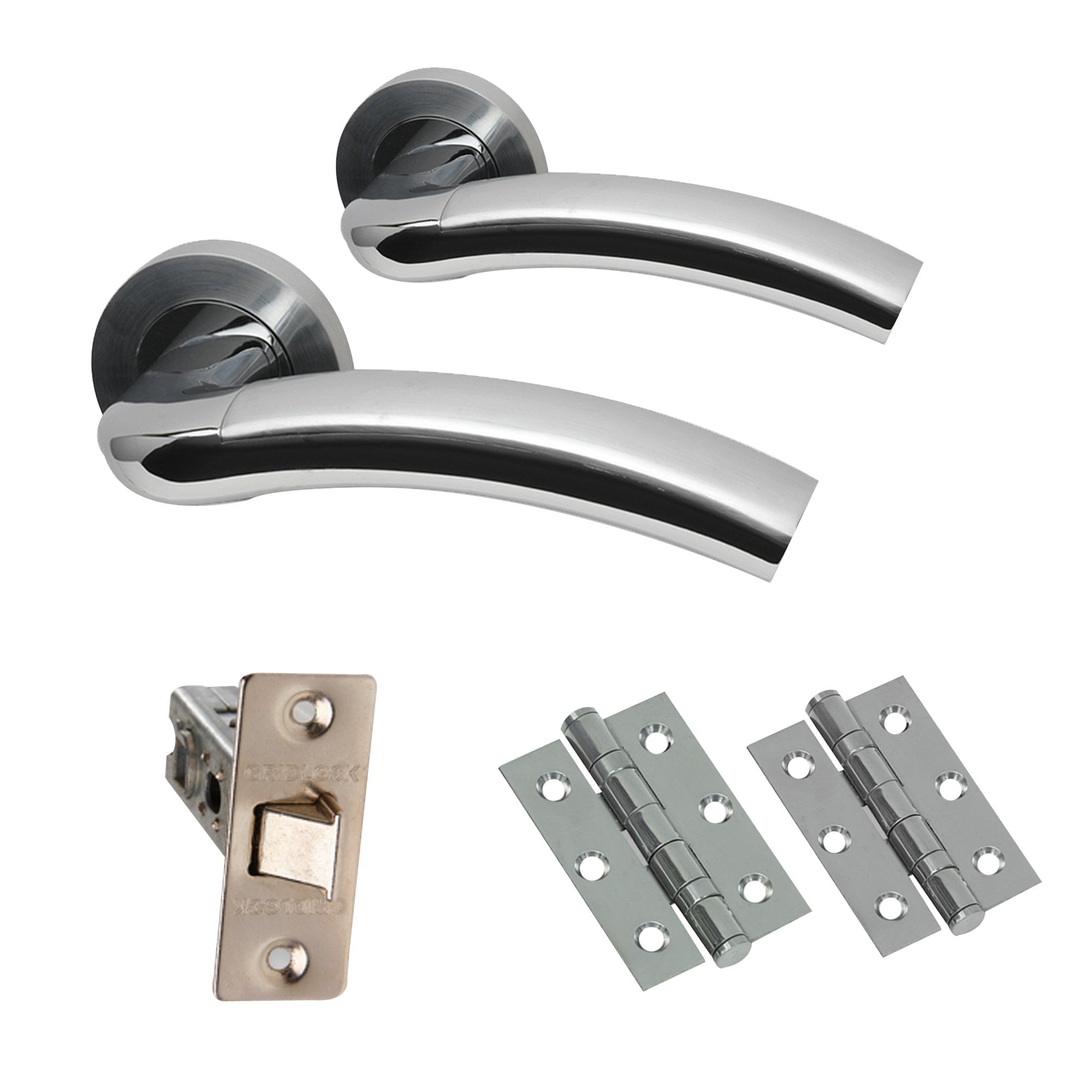 Intelligent Hardware Premium Jade Lever On Round Rose Fire Rated Handle ...