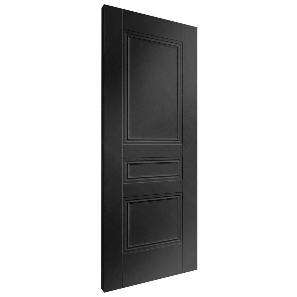 Liberty Doors Black Internal Fully Finished Elegance Henley 3 Panel ...