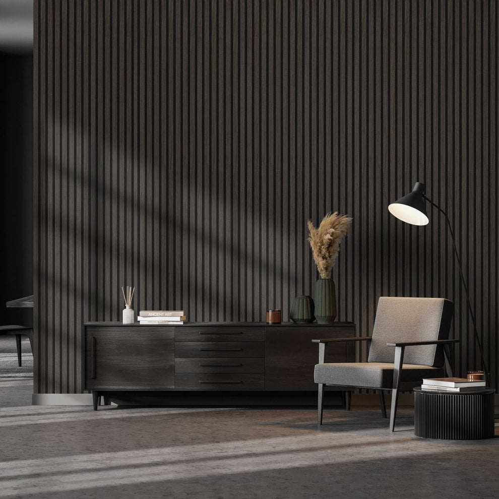 Liberty Dark Grey - Elevation Acoustic 20mm Fully Finished Wall Panelling