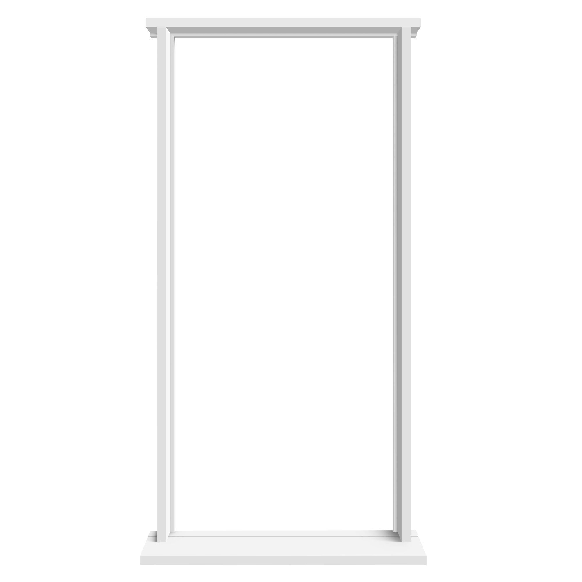 Liberty Doors White External Primed Hardwood Timber Door Frame and Cill ...