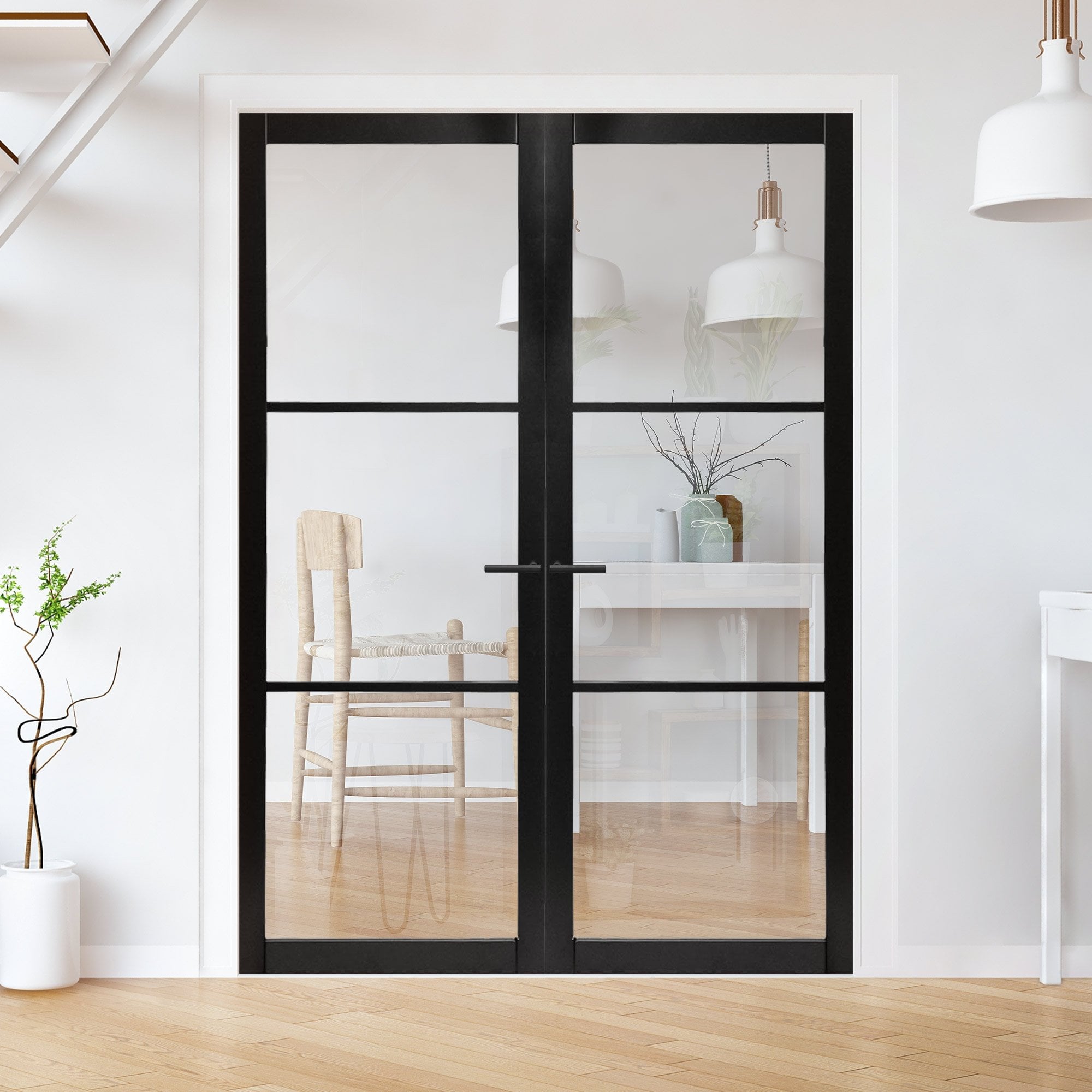 Liberty Doors Jet Black Internal Fully Finished Industrial Studio 3 ...