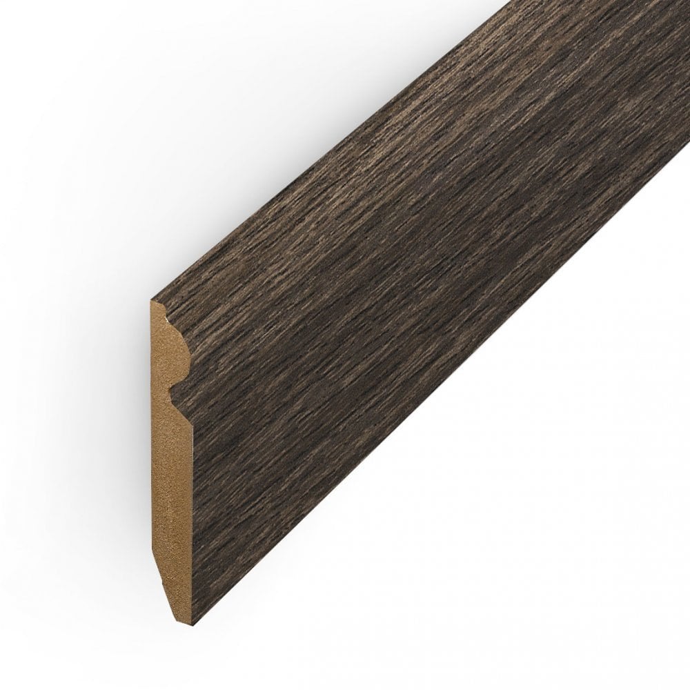 Leader Walnut - 2.4m Torus Laminate Skirting Board