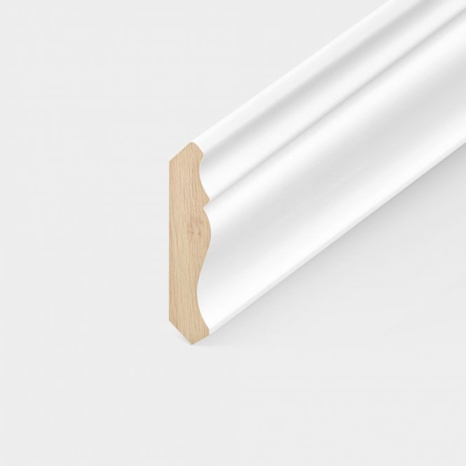 Leader 2.4m White Painted Decorative Coving 15mm x 114mm – Leader Trade