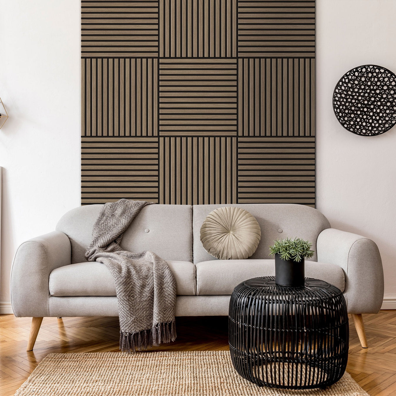 Liberty Light Walnut - Elevation Acoustic Wall Panelling (120983)