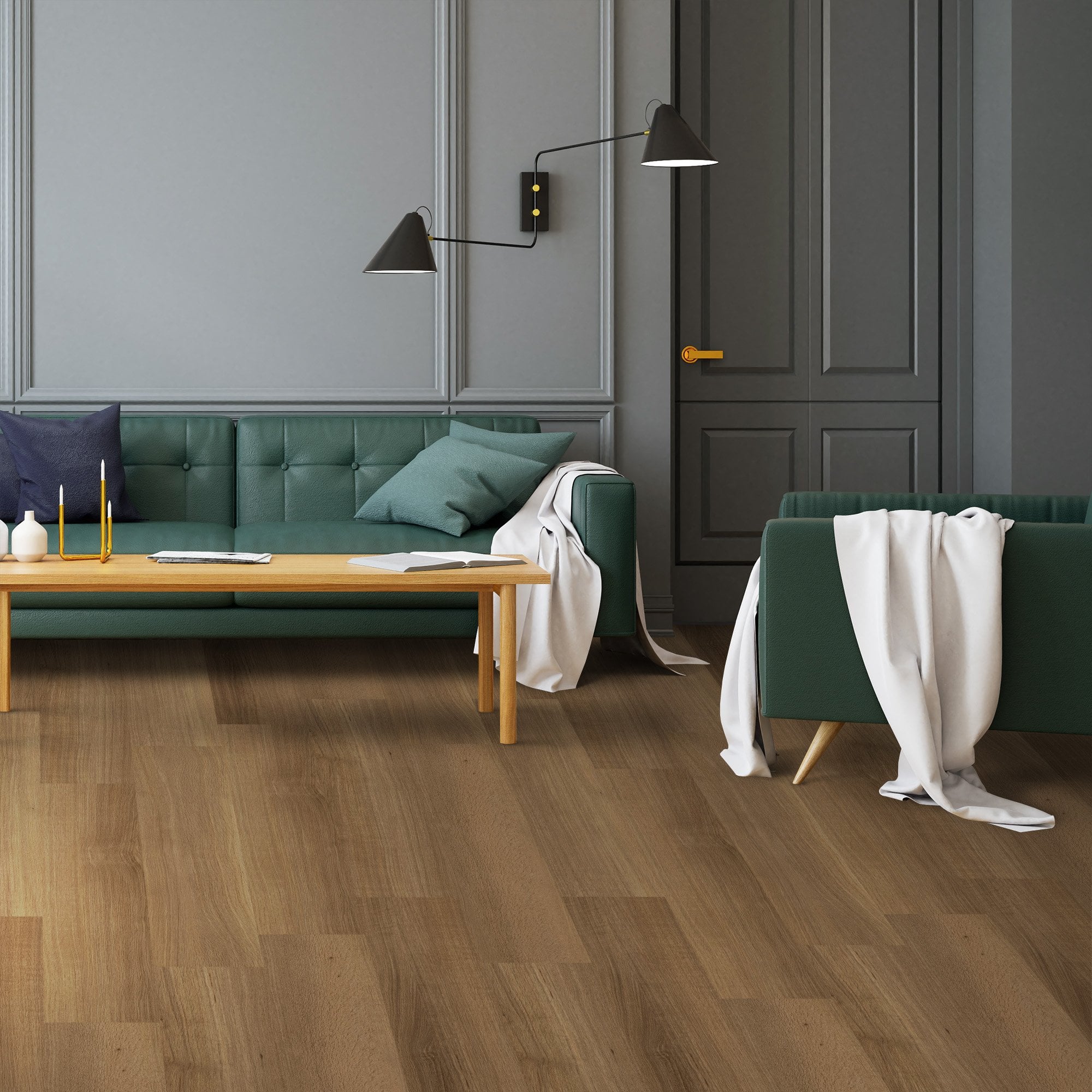 Leader-Tec Pickering Oak - Prime SPC 5mm Embossed Purecoat Rigid Core ...