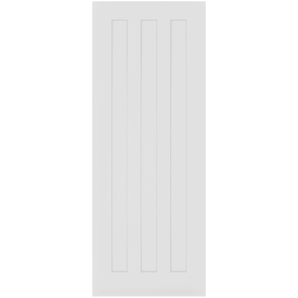 Deanta B-Grade White Internal Primed Chester 3 Panel Door (124178 ...