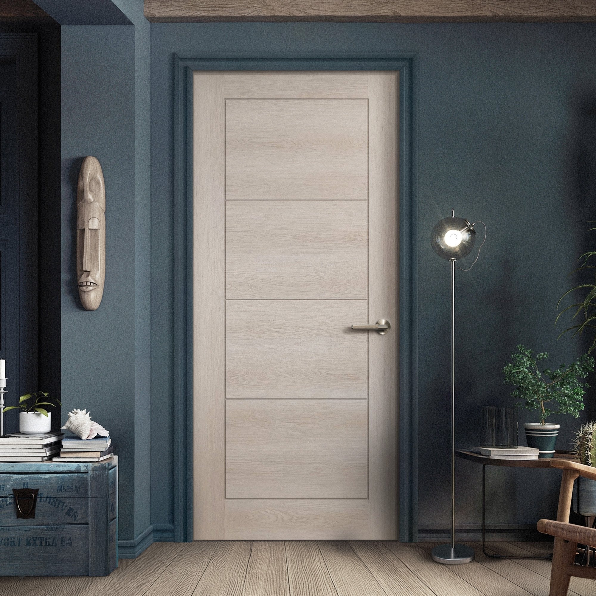 Liberty Doors Ivory Fully Finished Internal Endure Laminate Ladder Door