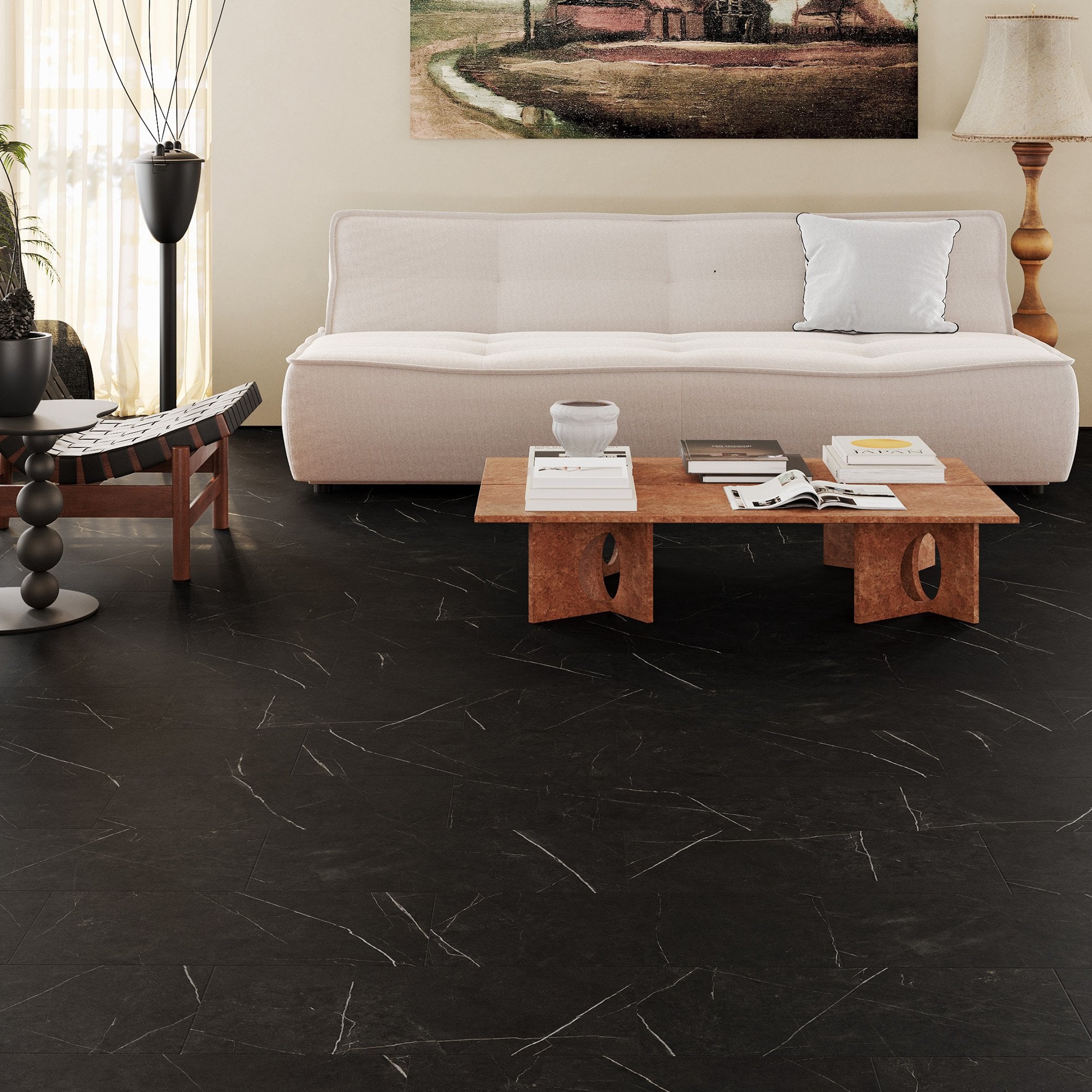 Leader-Tec Black Marble - Prime Plus 5mm Embossed Purecoat Rigid Core ...