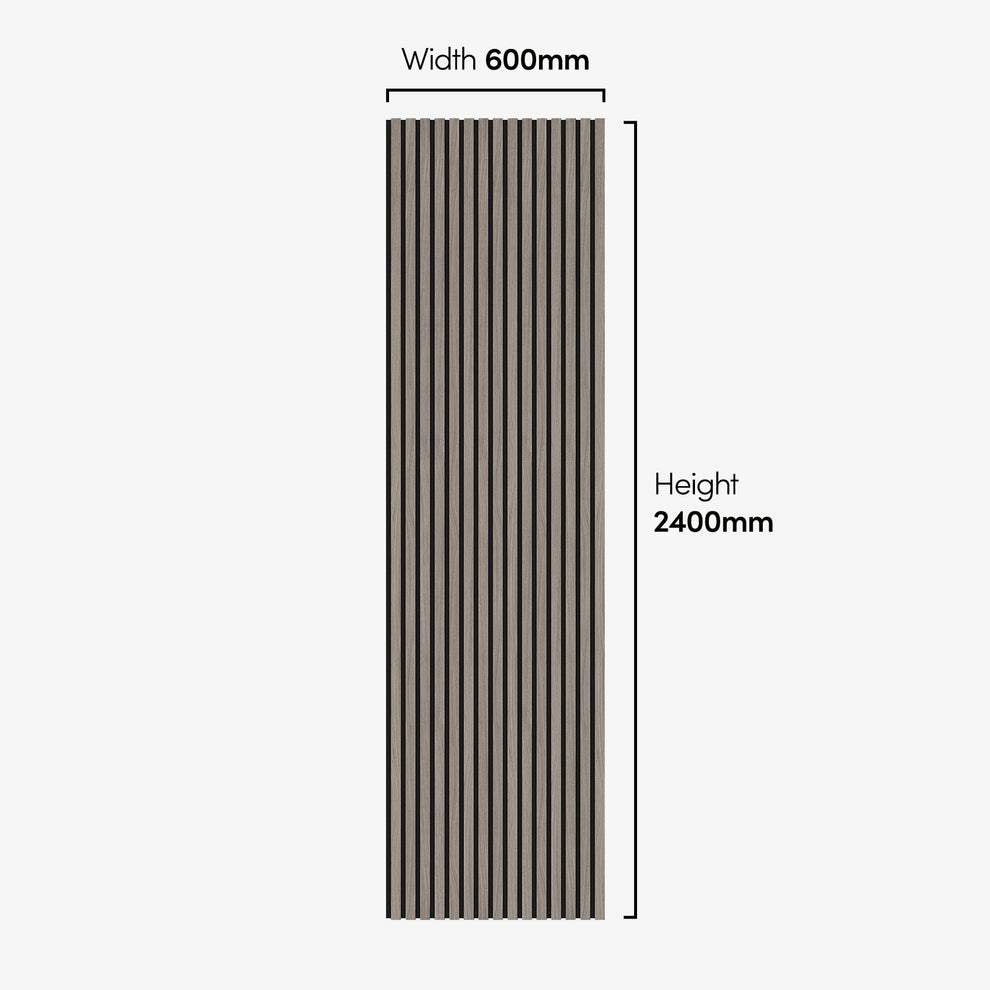Liberty Light Grey - Elevation Acoustic 20mm Fully Finished Wall Panelling