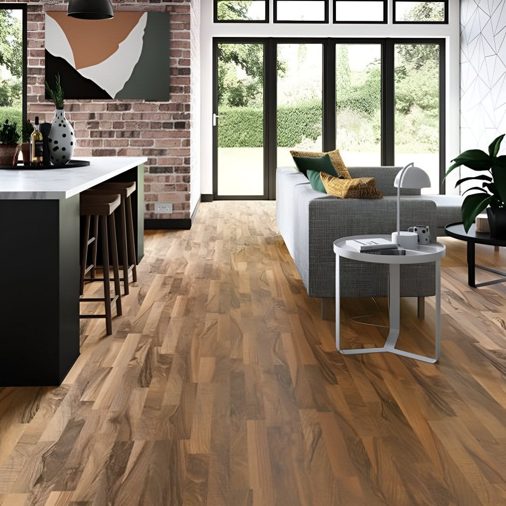 Kronotex Ticino Walnut - Standard 7mm Laminate Flooring (123300)