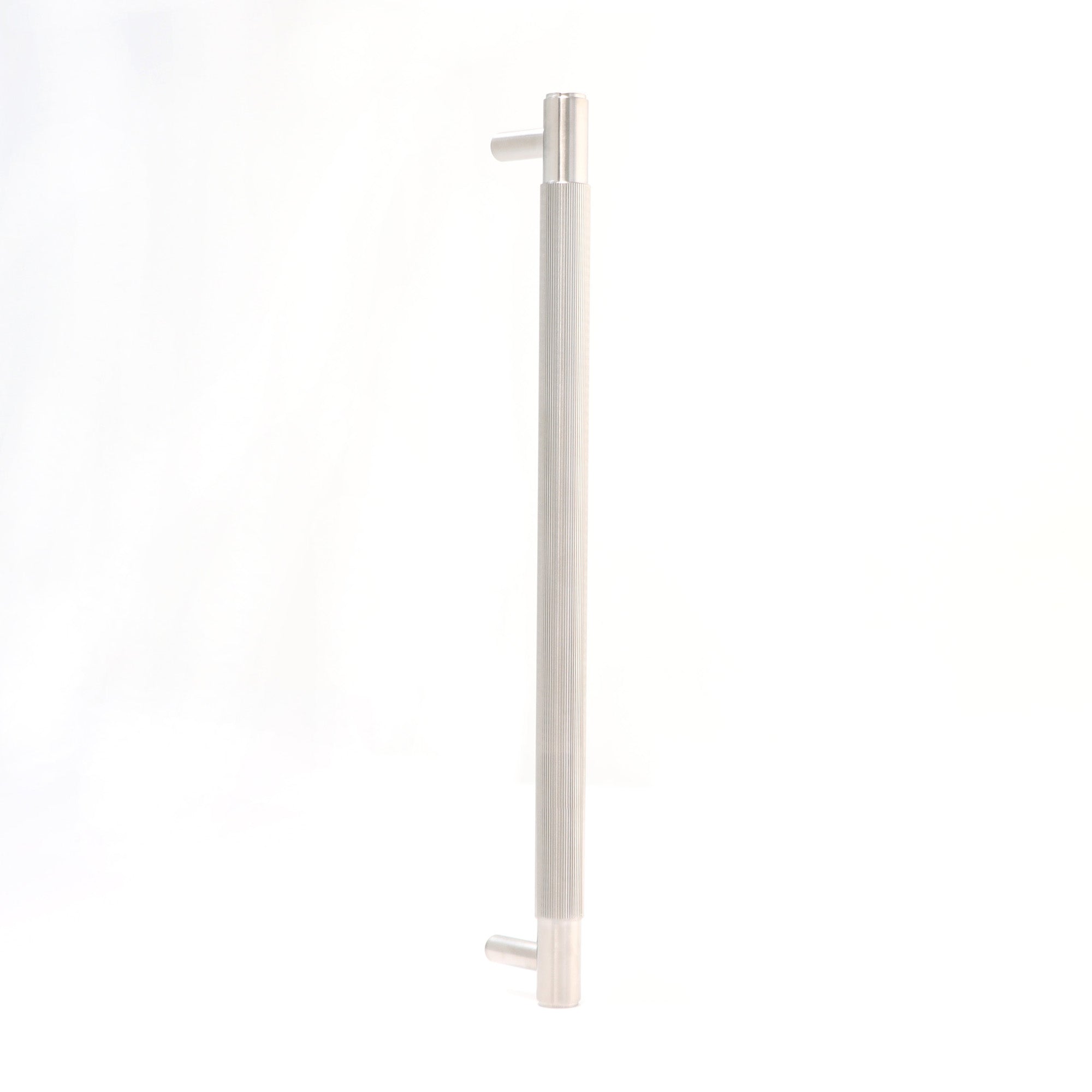 Leader-Tec Fluted Large Round T-Bar Pull Handle - Satin Stainless Steel ...