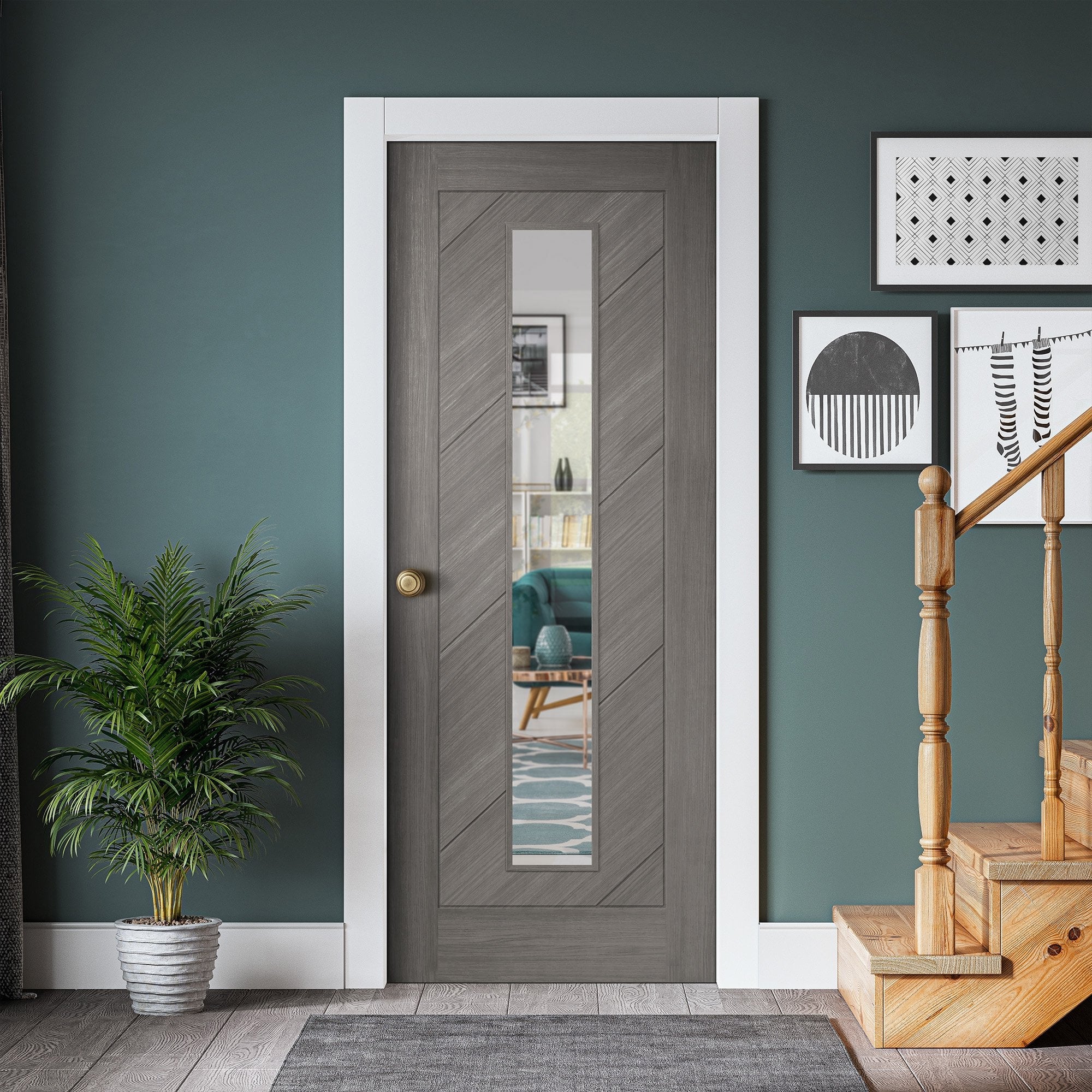 Liberty Doors Light Grey Internal Fully Finished Endure Laminate ...