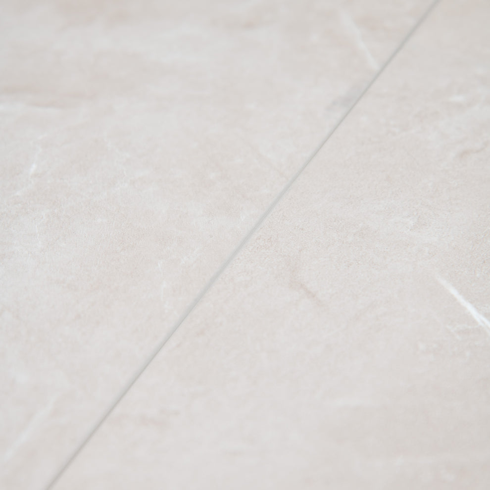 Leader-Tec Beige Marble - Luxe Vision SPC 4mm Waterproof UV Coated Wall ...