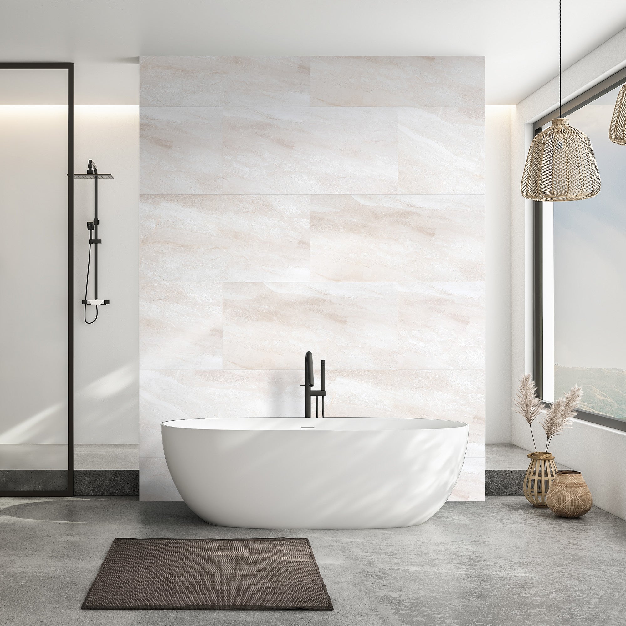 Leader-Tec Sandy Quartz Marble - Luxe Vision 4mm Waterproof High Gloss ...