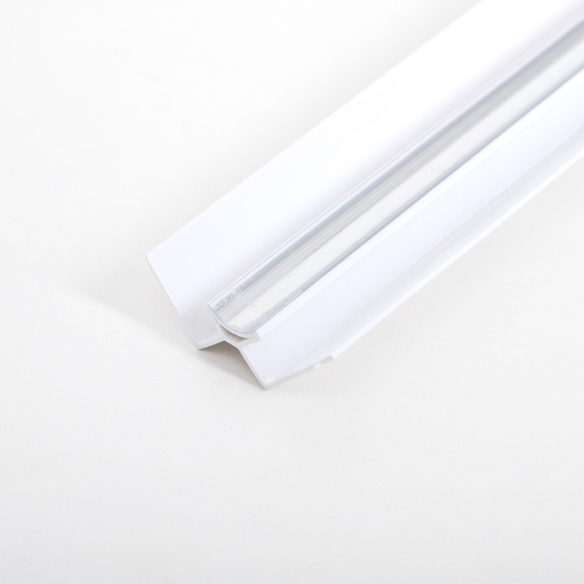 Liberty PVC Shower Panel Internal Corner Trim - Silver (SPT-INTCOR-SI)