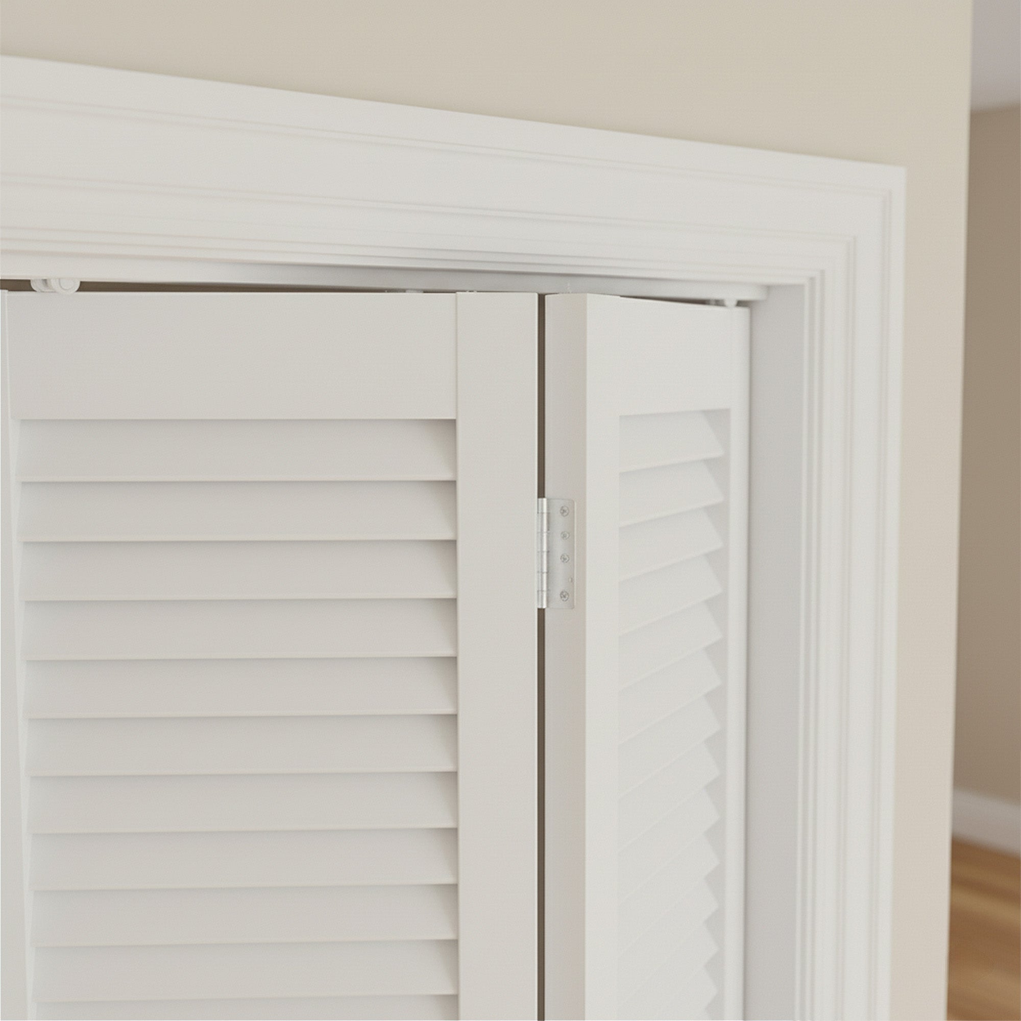 Leader White 1067mm Top Hung Bi-fold Sliding Door Track (789132)